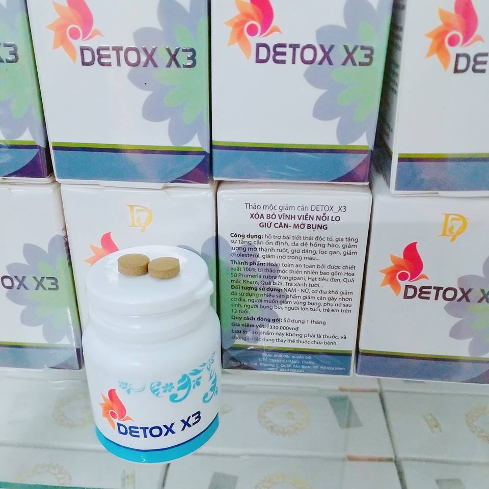 Sản phẩm giảm cân CQ Slim Coffee, Detox X3, Supper 7days: